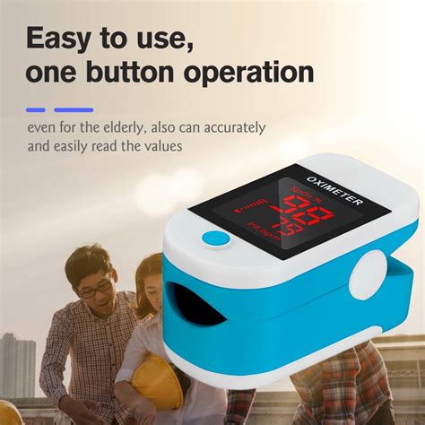 fingertip pulse oximeter mini spo2 monitor oxygen saturation monitor pulse rate measuring gauge