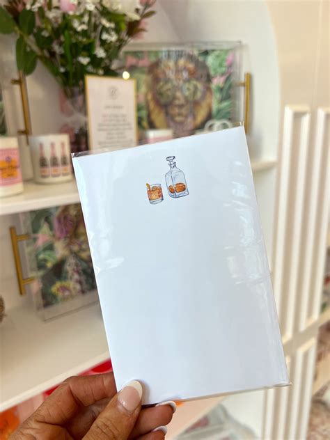 Doubled Old Fashioned Notepad Classy And Company