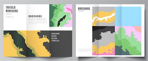 트리폴드 브로셔 전단지 레이아웃 잡지 도서 디자인 브로셔 커버를 위한 커버 디자인 템플릿의 벡터 레이아웃 일본어 패턴 템플릿 아시아 스타일의 풍경 배경 장식 0명에 대한