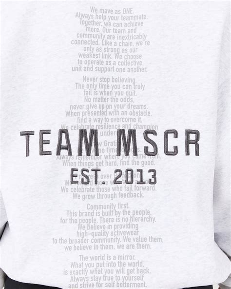 Team Mscr 2026 Oversized Hoodie Snow Grey Muscle Republic