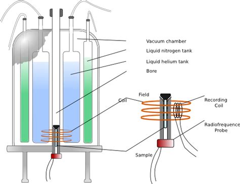 Nmr Spectrometer Scheme English Clipart I2clipart Royalty Free