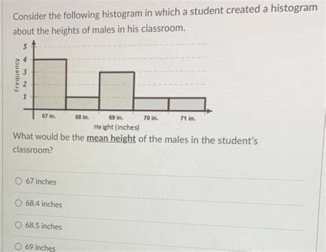 Answered Consider The Following Histogram In Which A Student Created