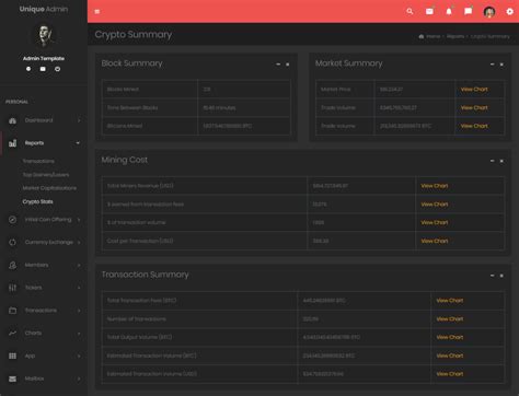 Crypto Dark Bootstrap Admin Templates