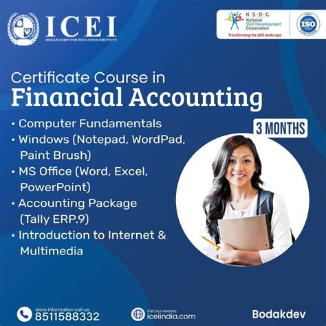 Certificate Course In Financial Accounting Computer Fundamentals