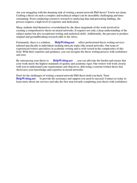 Neural Network Phd Thesis Pdf Pdf Artificial Neural Network Deep