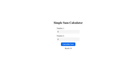 Creating A Simple React App To Sum Two Numbers A Beginners Guide To React Development Mourya