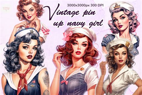 Vintage Pin Up Girl Sublimation Graphic By Kennocha748 · Creative Fabrica