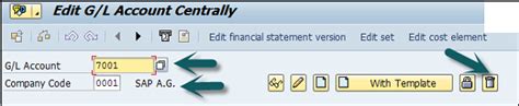 SAP FI Deleting G L Accounts