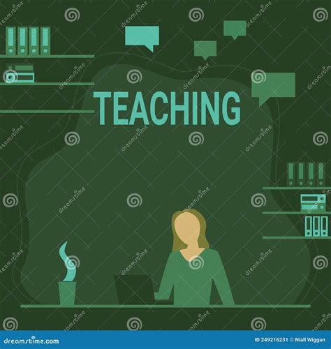 Sign Displaying Teaching Business Concept Act Of Giving Information Explaining One Subject To