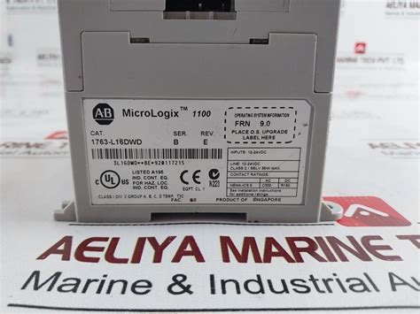 Allen Bradley 1763 L16dwd Micrologix 1100 Controller Aeliya Marine