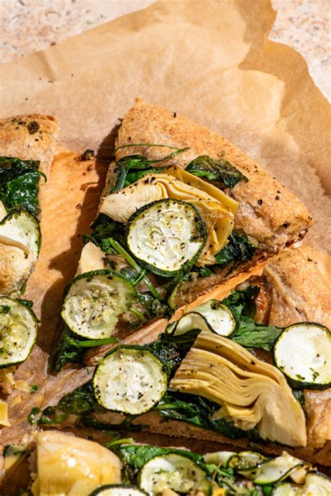 Spinach Artichoke Pizza Occasionally Eggs