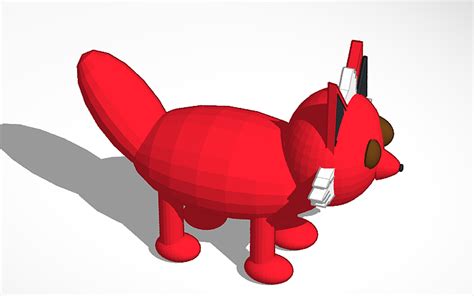 3d Design Red Panda Tinkercad
