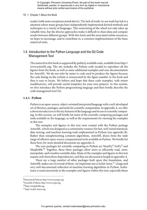 Statistics Data Mining And Machine Learning In Astronomy Princeton University Press