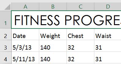 Excel Formatting Cells