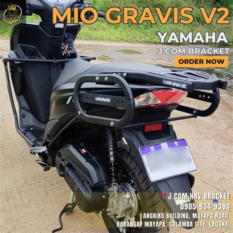 Mio Gravis V2 V3 Monorack Original J Com Heavy Duty Bracket And Side