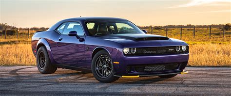 Purple Challenger Hellcat Wallpaper