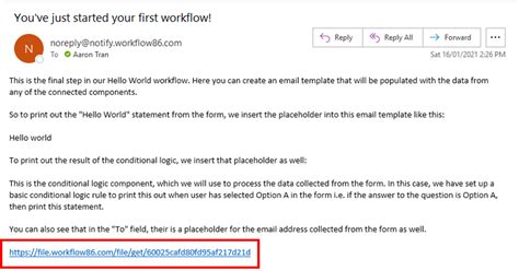 Edit Your First Workflow Workflow86 Documentation
