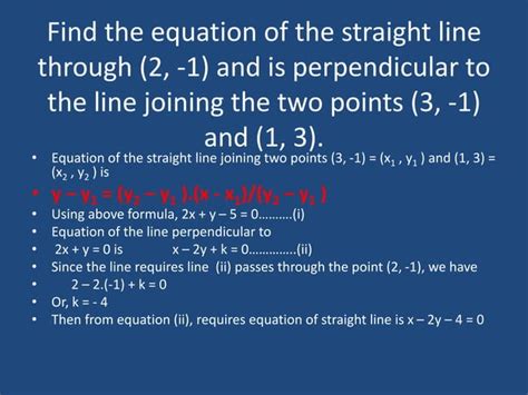 The Angle Between Two Lines Pptx