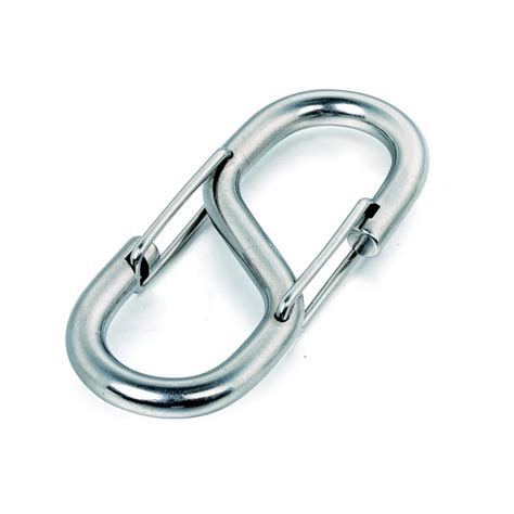 S Biner Stainless Steel Dual Carabiner S Biner Carabiner Snap Hook