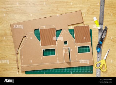 Cardboard House Model Patterns