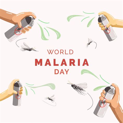 Premium Vector World Malaria Day Illustration Banner