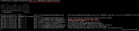 dokcer 八 ：使用docker启动springboot程序 docker 启动springboot csdn博客