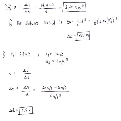 [solved] Acceleration Instantaneous And Constant Practice Sheet Show