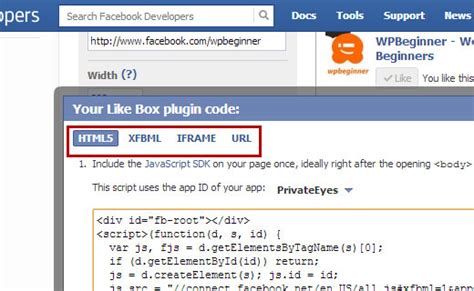 How To Add The Facebook Like Box Fan Box In WordPress