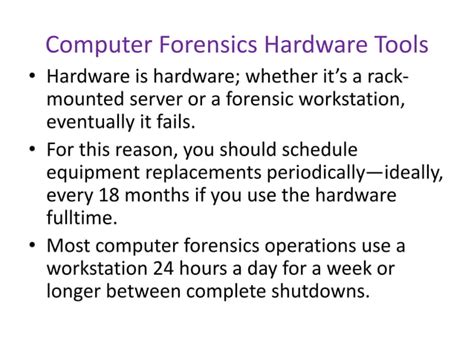Computer Forensic Tools Hardware And Software Tools Pptx Operating Systems Computer Software