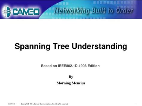 Ppt Spanning Tree Understanding Powerpoint Presentation Free Download Id 5190597