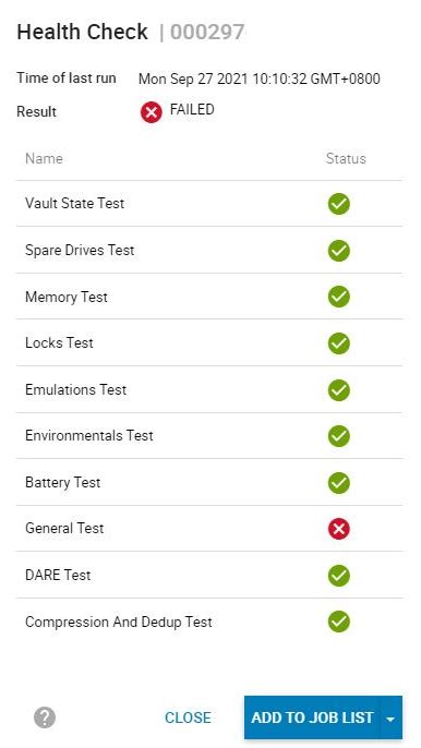 Unisphere For Powermax Health Checks Failed For General Test Category
