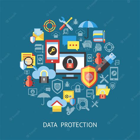 Premium Vector Data Protection Icons Collection