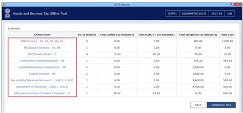 Modifying GSTR 1 Return GST Return Offline Tool IndiaFilings