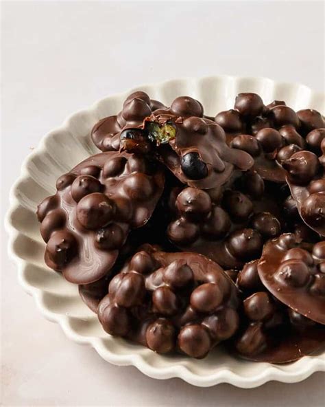 Chocolate Covered Blueberries Fresh Or Freeze Dried Olives Thyme