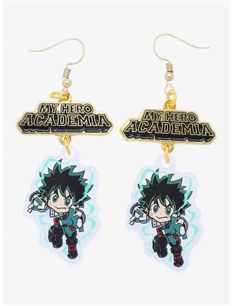 My Hero Academia Deku Charm Earrings Hot Topic