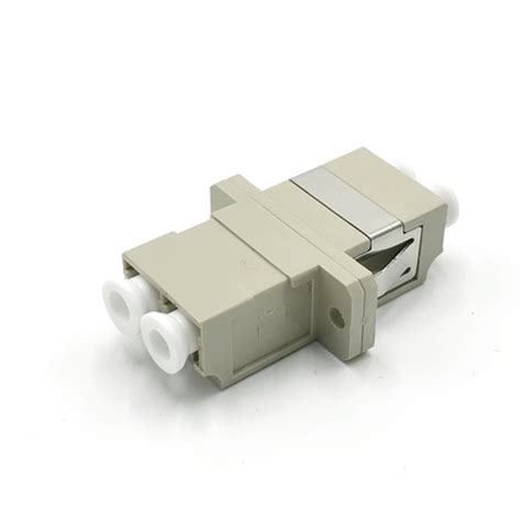 LC Duplex Multimode Adapter Beige Eono Fiber Expert