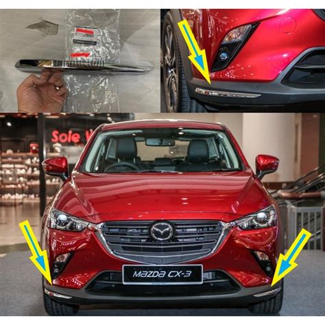 Original Mazda Cx 3 Cx3 Facelift 2018 2024 Front Bumper Lower Chrome