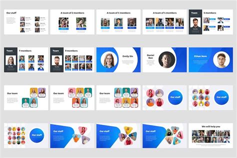 创意企业团队成员介绍展示ppt模板 Ppt派