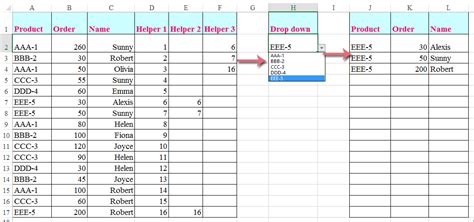 How To Filter Data From Drop Down List Selection In Excel