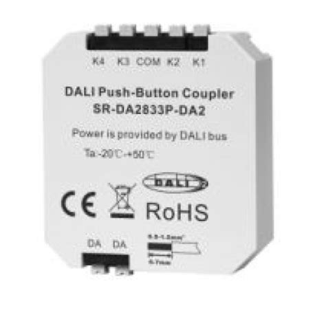 dali 2 push button coupler