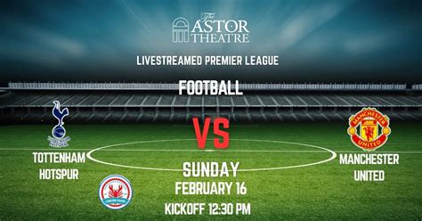 Premier League Livestream Tottenham Hotspur Vs Manchester United 219