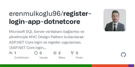 Github Erenmulkoglu96register Login App Dotnetcore Microsoft Sql Server Veritabanı
