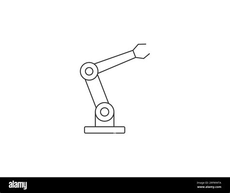 Robotic Arm Icon Vector Illustration Stock Vector Image And Art Alamy