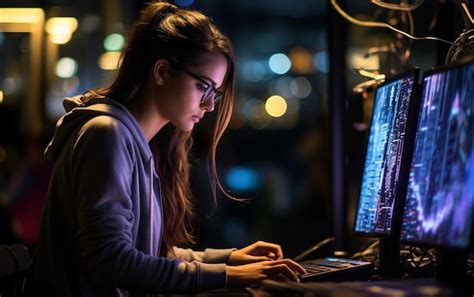 Premium Ai Image Unlocking Potential Youthful Programmer39s Code