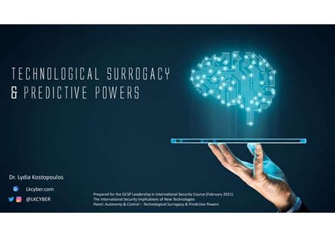 Technological Surrogacy And Predictive Powers Ppt