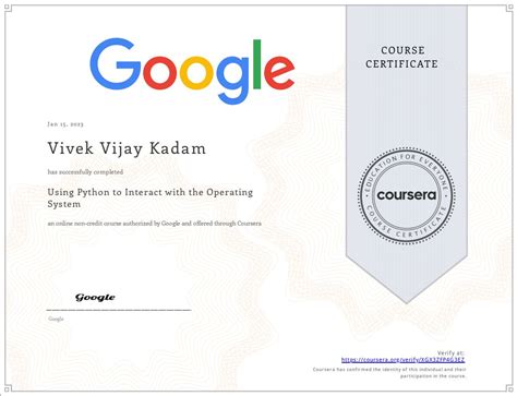 vivek kadam on linkedin python automation coursera