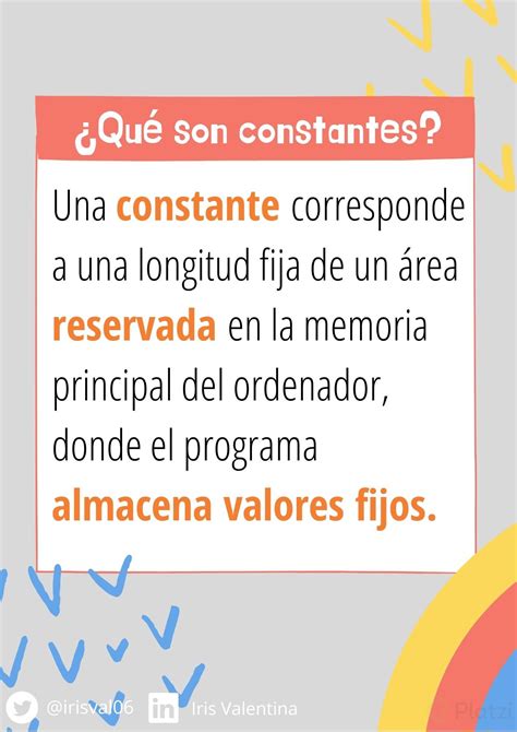 Variables Constantes Y Tipos De Datos