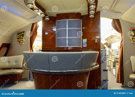 Emirates Airbus A380 Aircraft Business Class Interior Editorial Photo 51423907
