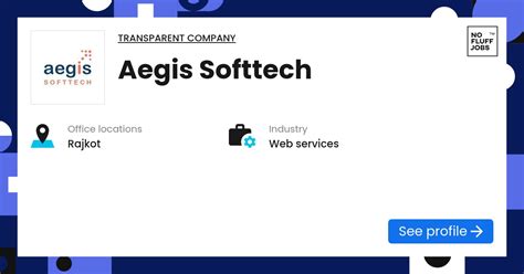 Aegis Softtech Job Offers In It At No Fluff Jobs