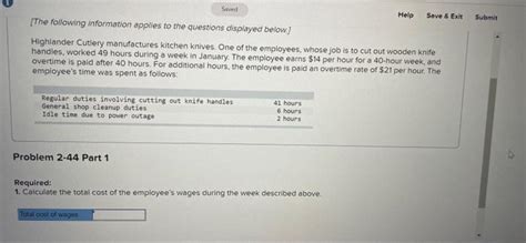 Solved Saved Help Save Exit The Following Information Chegg Com